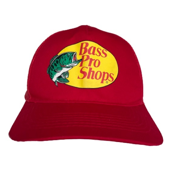 Bass Pro Shops | Accessories | Bass Pro Shops Red Trucker Hap Snapback ...